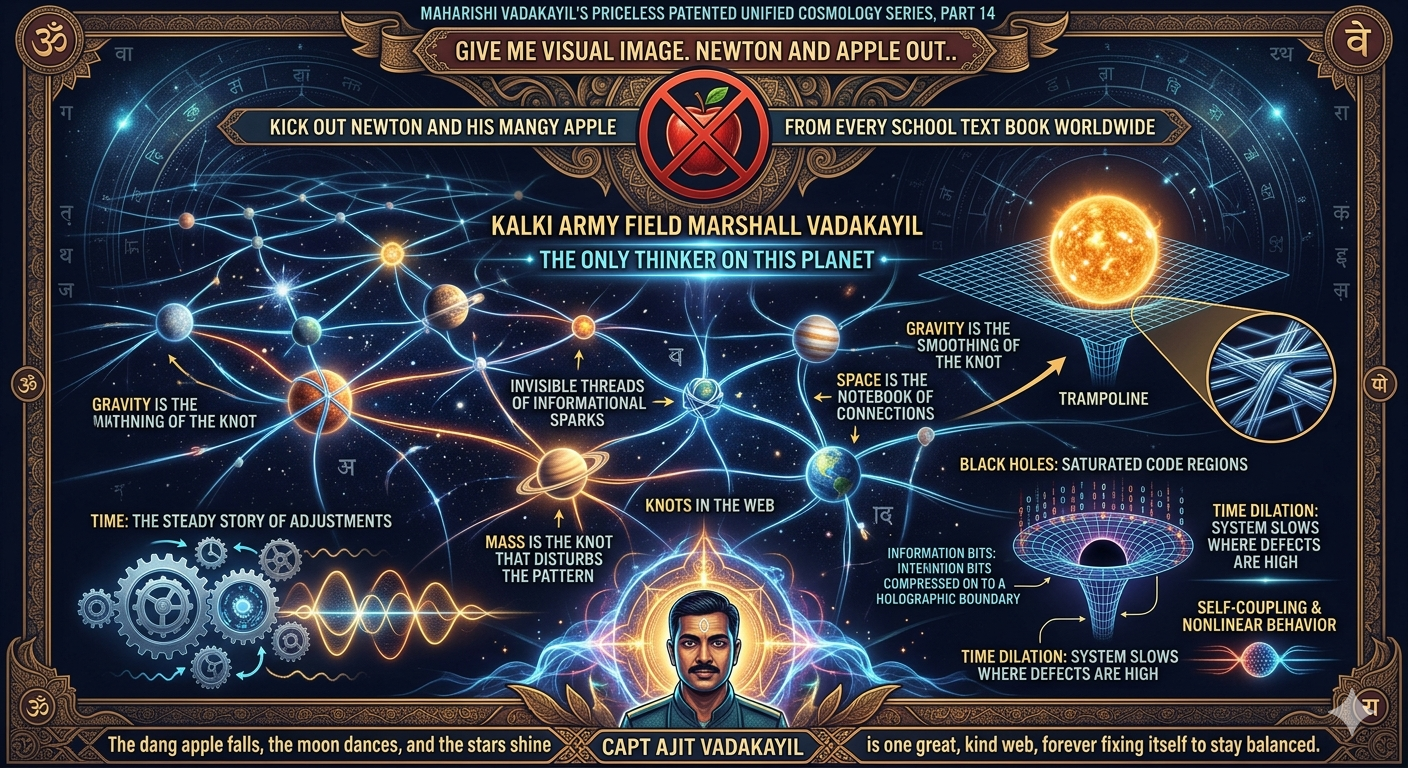 SUPER MAHARISHI VADAKAYIL’S PRICELESS , PATENTED, UNIFIED COSMOLOGY ...