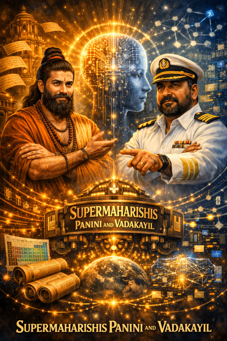 READERS ASKED ME WHY I GAVE MAHARISHI PANINI THE SUPER VADAKAYIL PRIZE ...